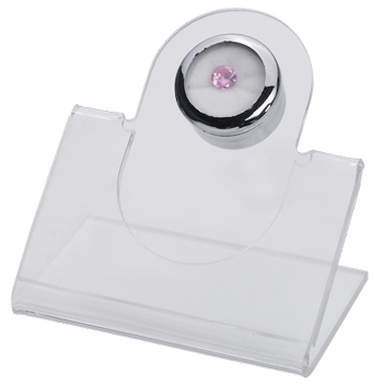 Round gemstone display box with certificate stand – Mehta tools